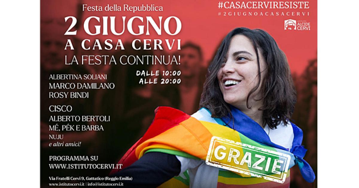 Due giugno Festa della Repubblica a Casa Cervi: appuntamenti in musica ...