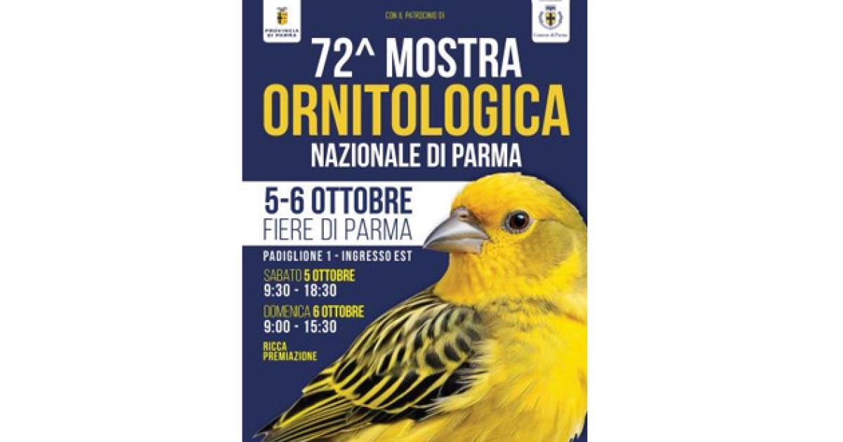 La 72a mostra nazionale di ornitologia. A Fiere di Parma sabato 5 e ...