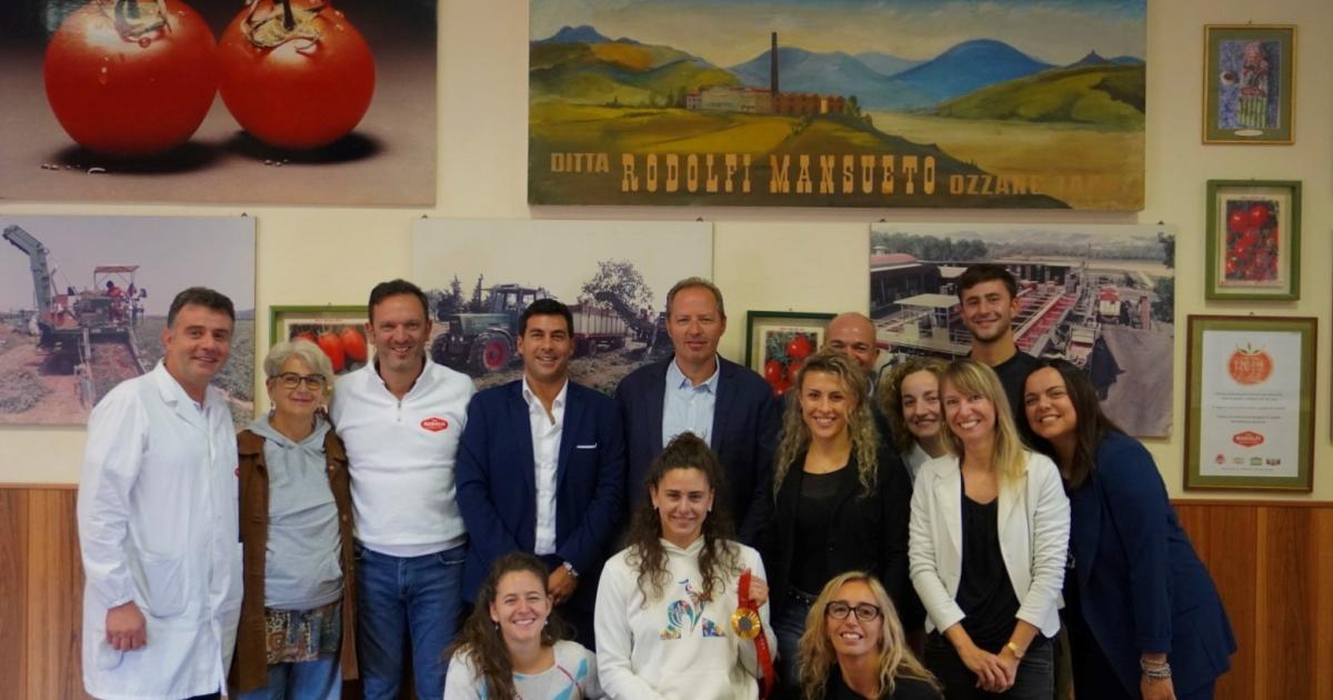 La super-campionessa in visita alla Rodolfi Mansueto - Gazzetta di Parma