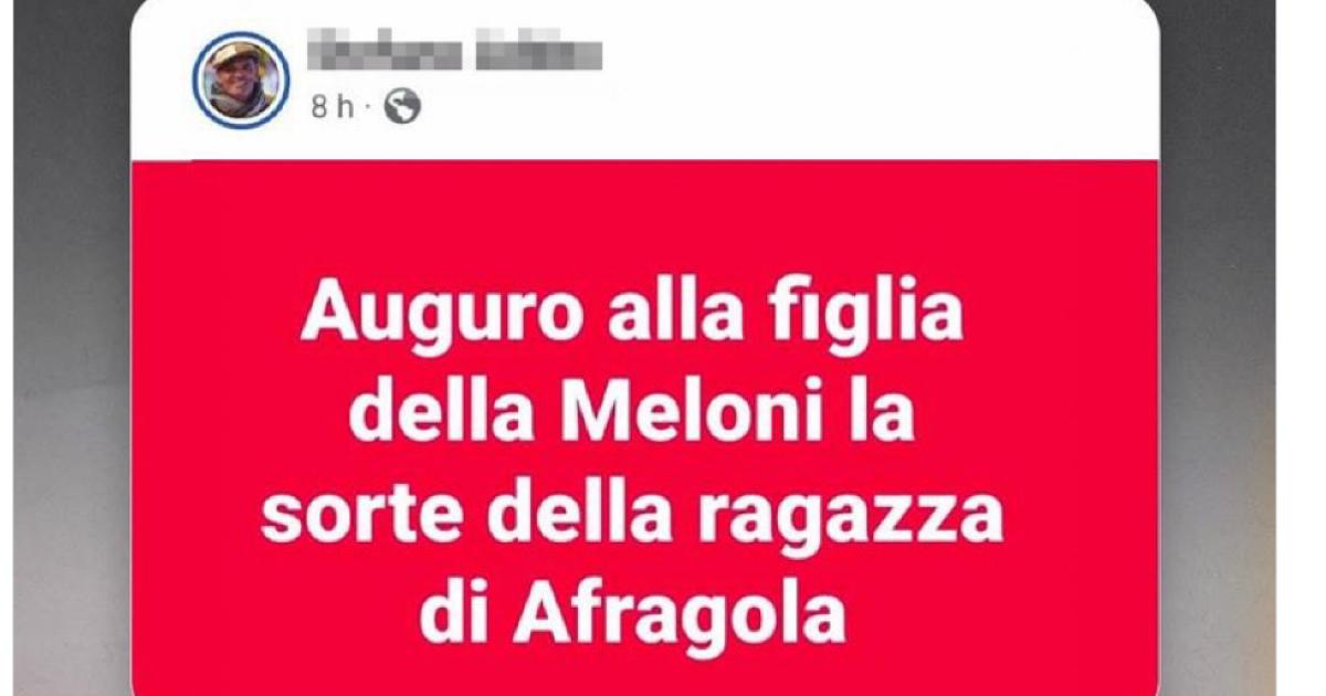 Minacce alla figlia della Meloni, il prof che ha scritto il post: 'chiedo scusa' . In settimana ...