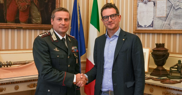 Il sindaco Michele Guerra incontra il colonnello Pagliaro, nuovo ...