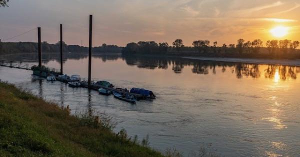 Il fiume Po come a fine estate, in arrivo pioggia e freddo - Gazzetta ...