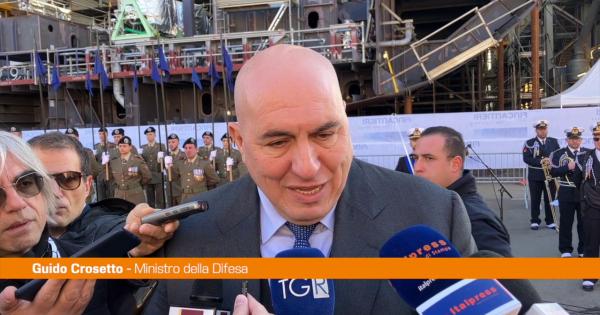 Crosetto "Varo nave Qatar momento importante per Fincantieri Palermo" - Gazzetta di Parma