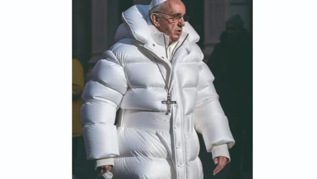 Il Papa col Moncler? Una foto creata dall'intelligenza artificiale ...