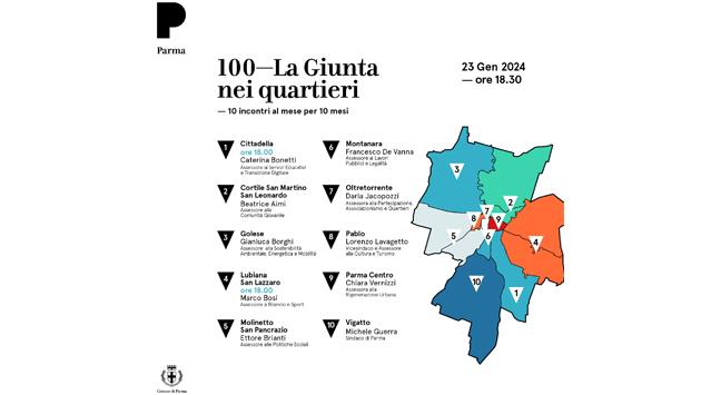 Sindaco e assessori incontrano i quartieri, martedì 23 gennaio 2024 ...